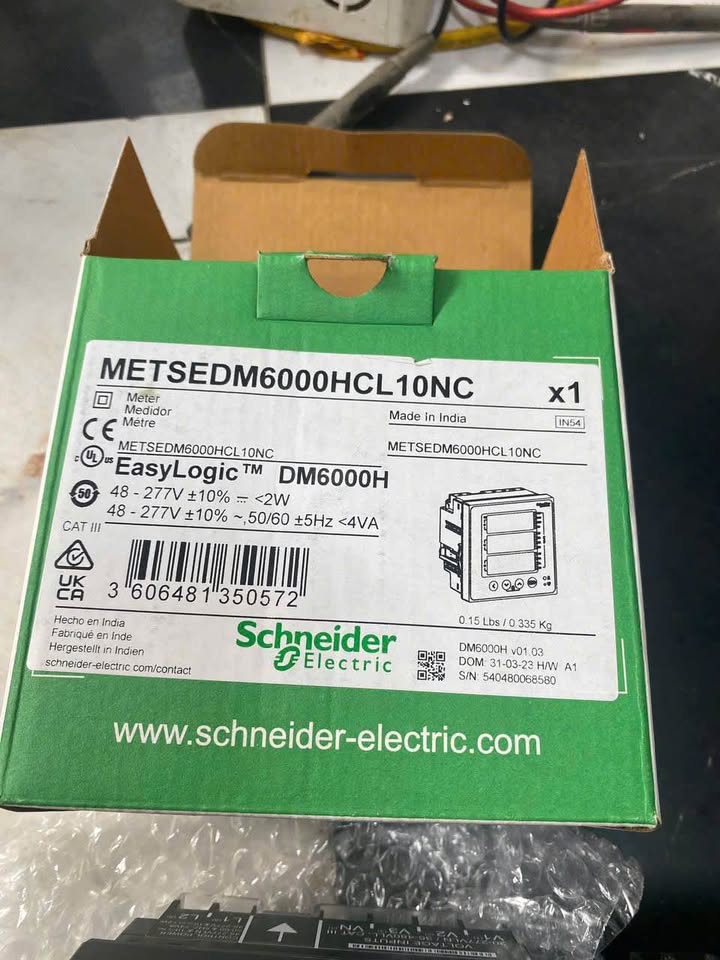 Đồng hồ đo đa năng cho tủ điện Schneider METSEDM6000HCL10NC-QGH76939-00 ...